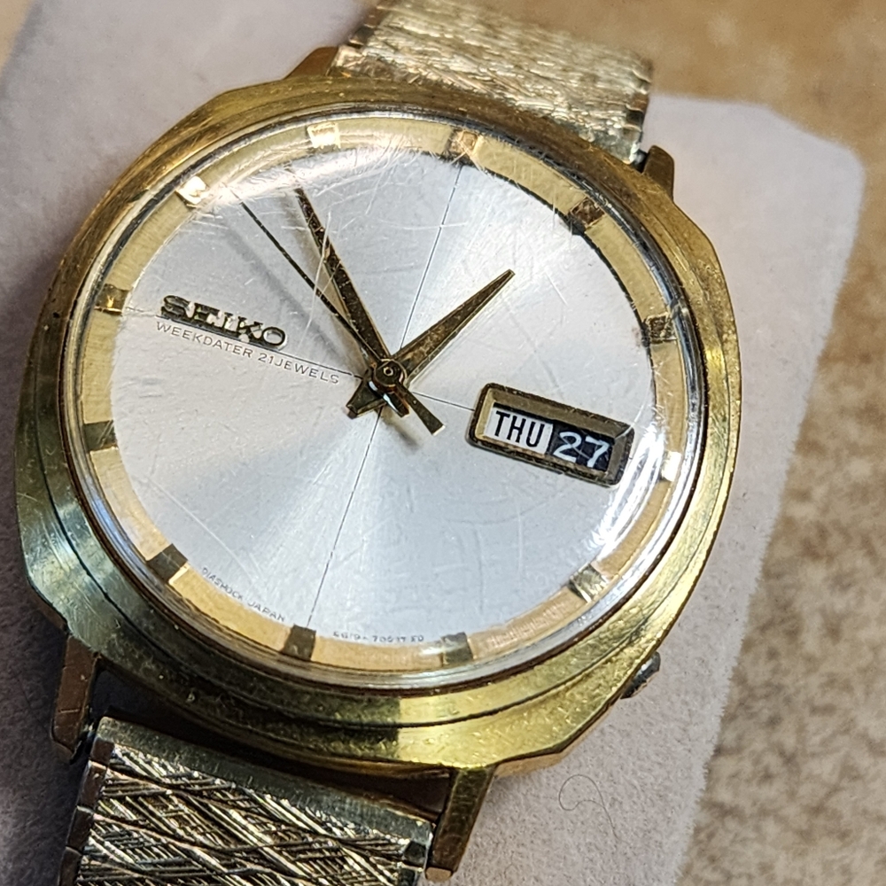 1967 Seiko Sportsmatic Weekdater Running 21 Jewel - Gem